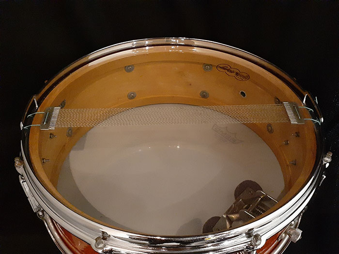 【Vintage】59'-65' Shelly Manne Model Sparkling Red 14"×4,5": ドラム/パーカッション ...